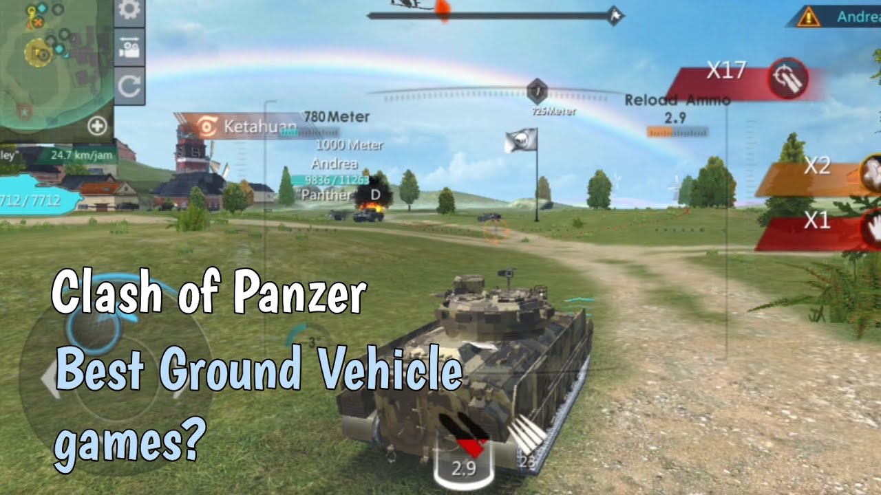 Clash of Panzer Gameplay - Best Ground Vehicle Games? - YouTube
