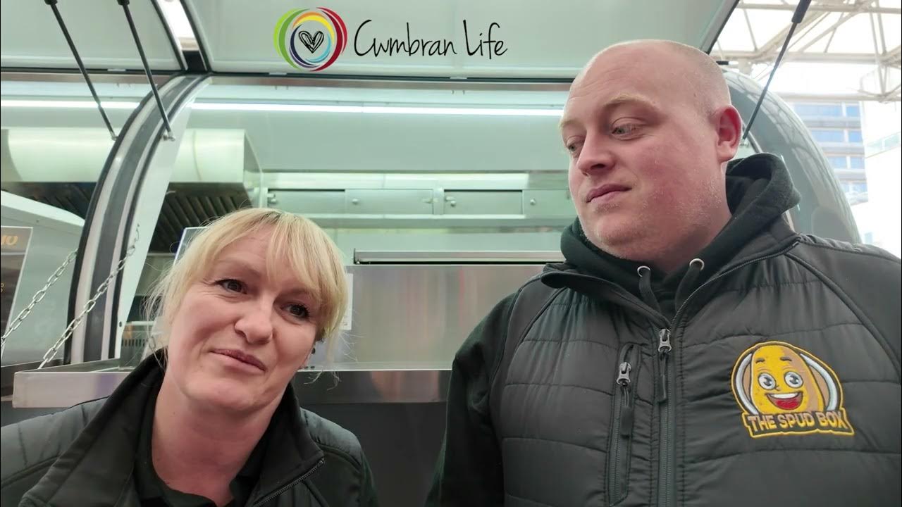 Meet the couple who run the Spud Box van in Cwmbran town centre - YouTube