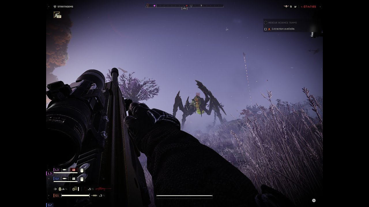 HELLDIVERS 2 STRONG AMR SKILLS IN ACTION - YouTube