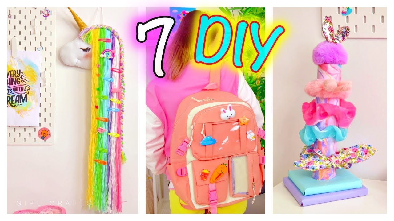 7 DIY PIĘKNE RZECZY DLA CIEBIE - Słodkie Rzemiosła #diy # wystrójpokoju ...