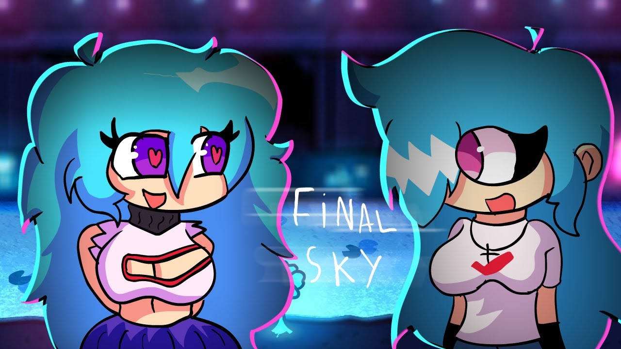 Final Sky | Final Stretch but Sky Blue and Nusky Sings It | FNF Indie ...