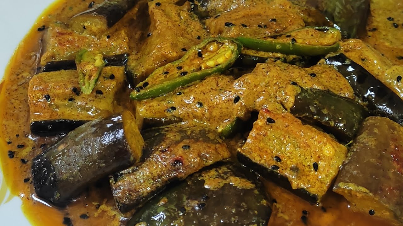 Bengali style cooking sorse begun sarso bengun ki sabji bahut hi ...