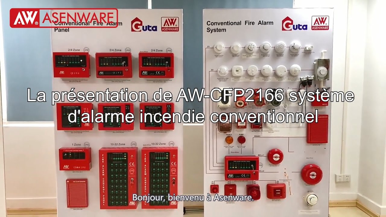 La présentation de AW CFP2166 système d'alarme incendie conventionnel ...