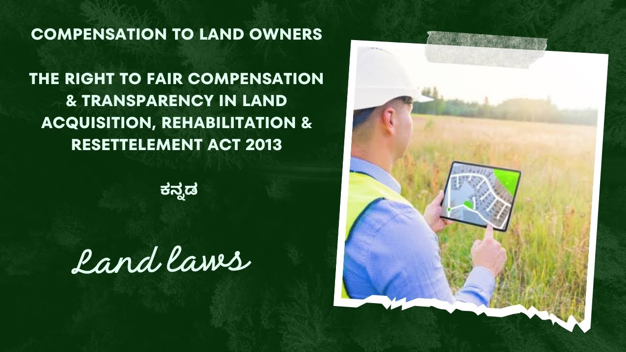 HOW TO DETERMINE OF COMPENSATION FOR LAND AQUISITION ?? THE LAND ...