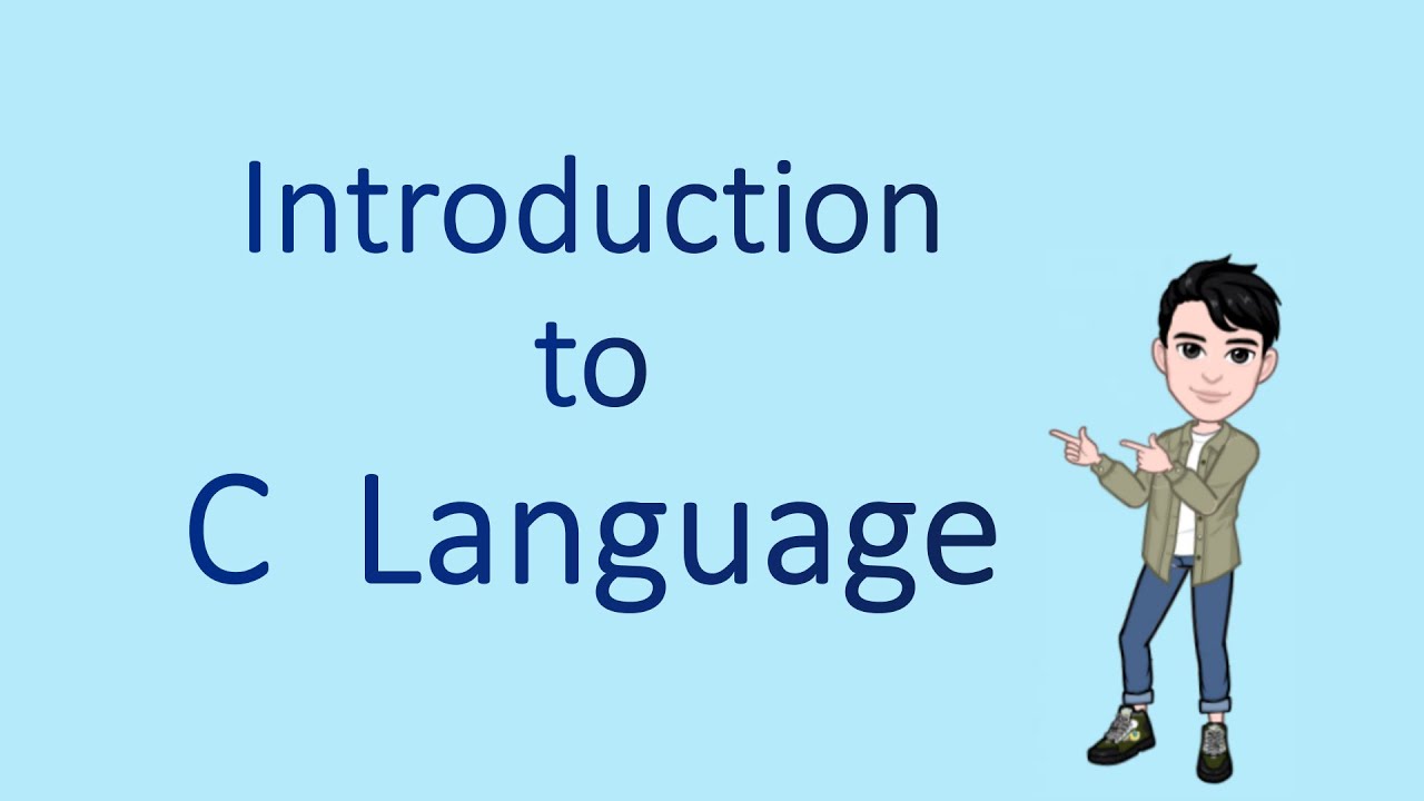 Introduction To C Language Youtube