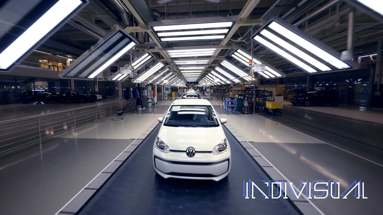 Flying inside of Volkswagen car factory - Cinematic FPV 4K - YouTube