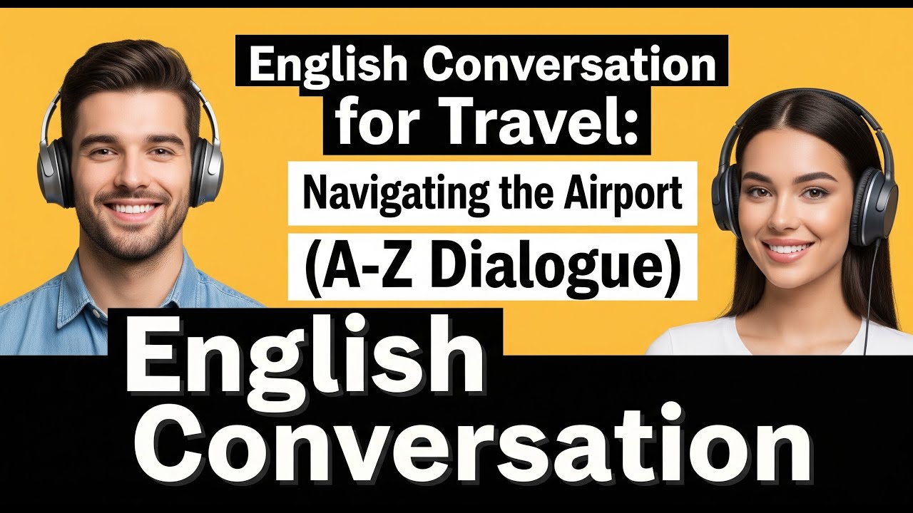 English Conversation for Travel Navigating the Airport A - Z Dialogue ...