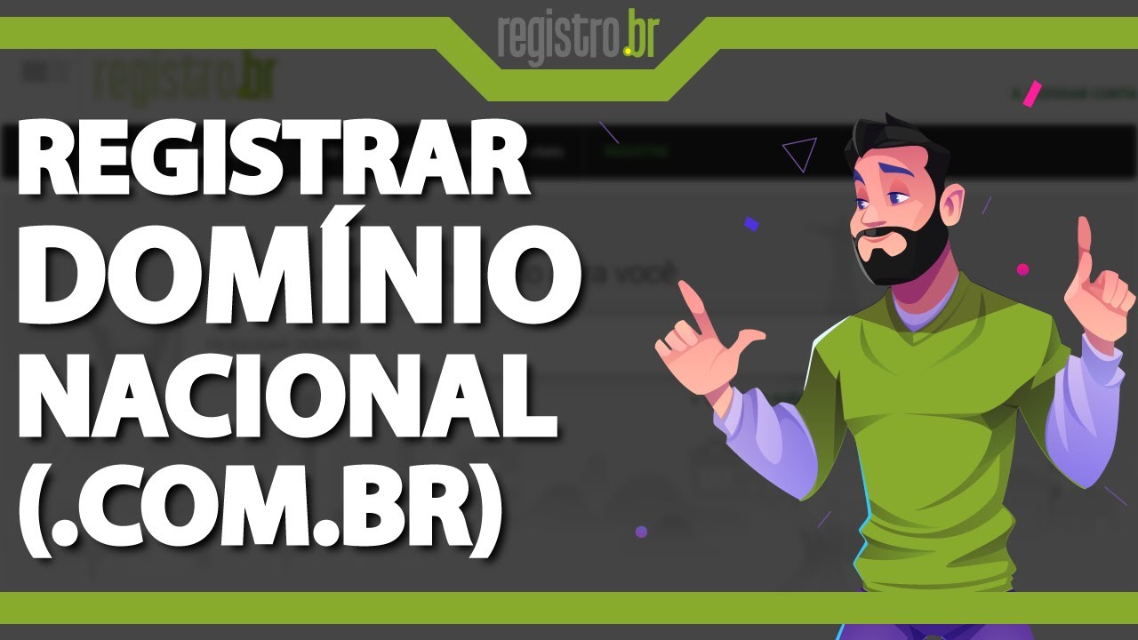 Como registrar um domínio nacional (.com.br) ATUALIZADO 2023 - YouTube