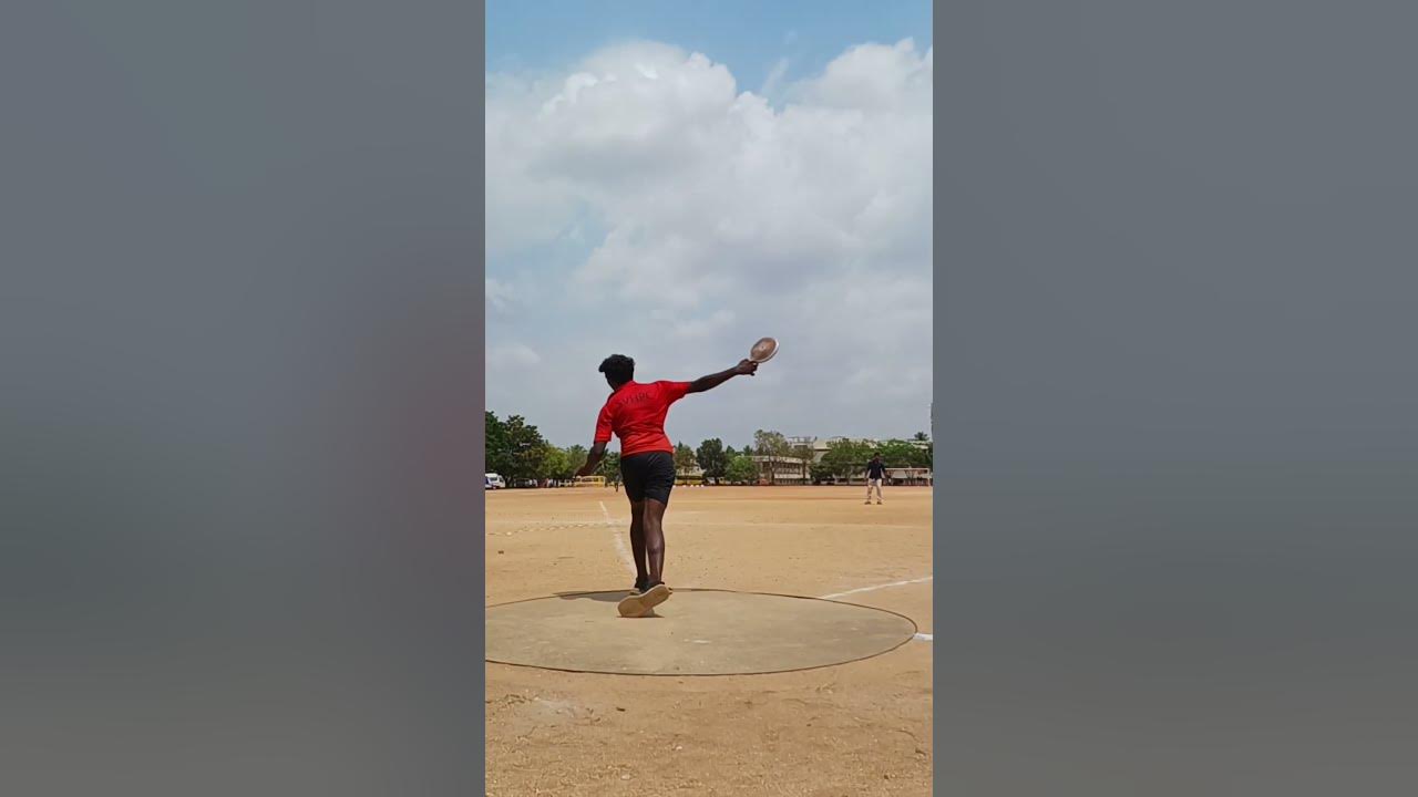 Discus standing throw.... - YouTube