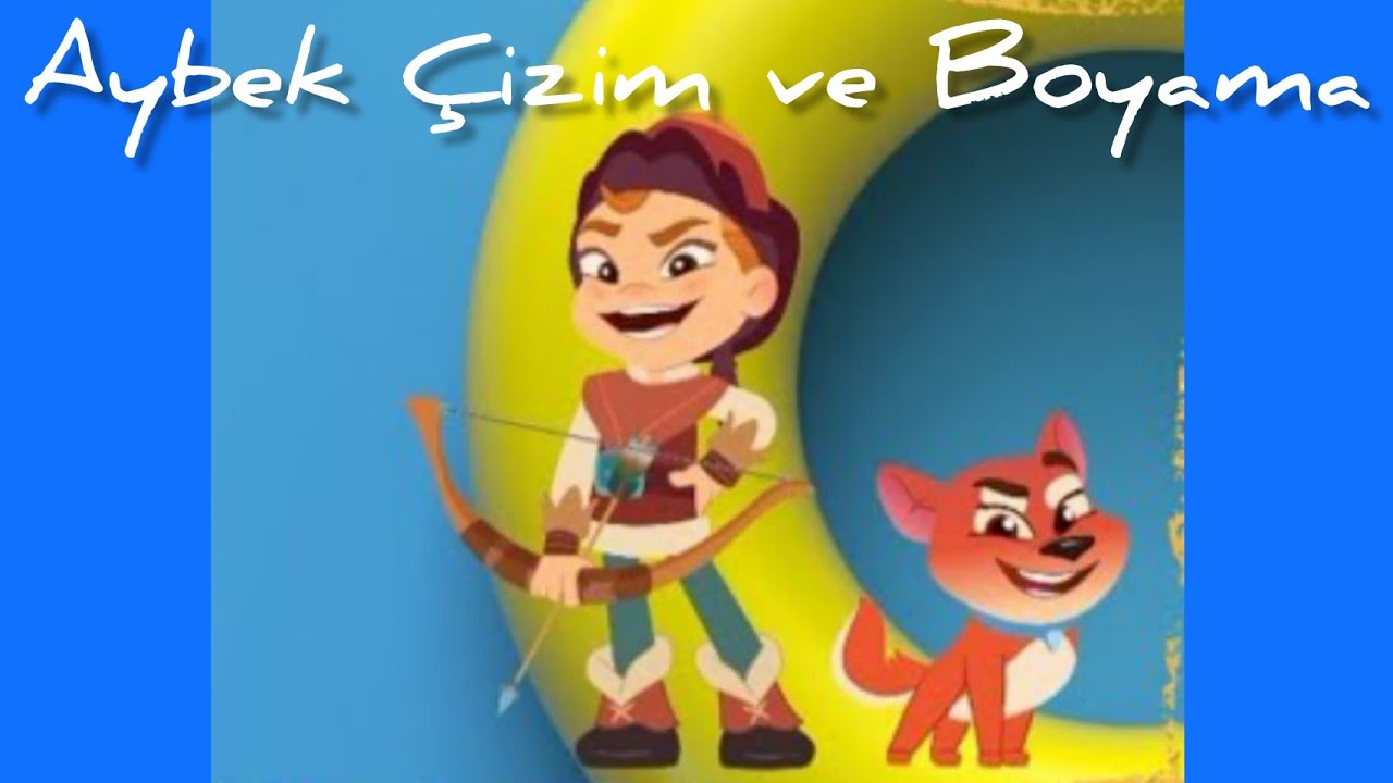 TRT Çocuk Aybek Çizim ve Boyama | Çizgi Film Boyama | Aybek | 2022 ...