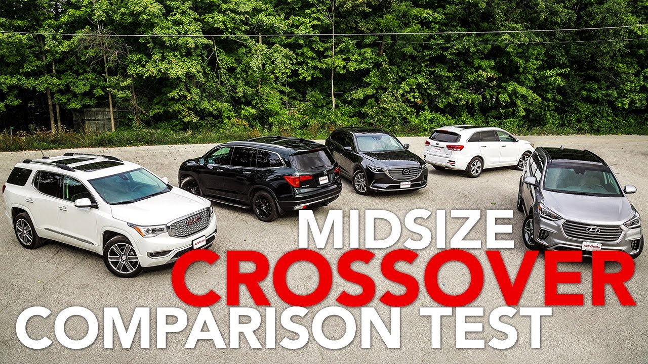 Midsize Three-Row Crossover Comparison Test - YouTube