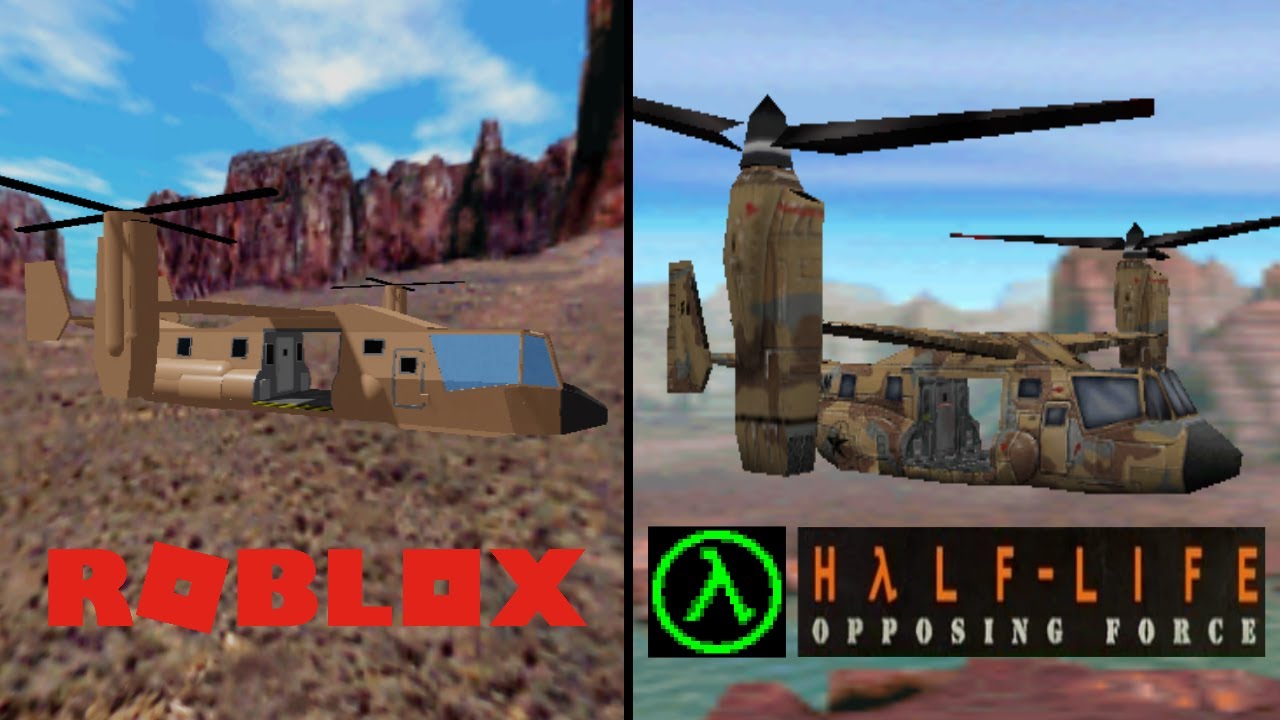 Half-Life Osprey recreated in Roblox - YouTube