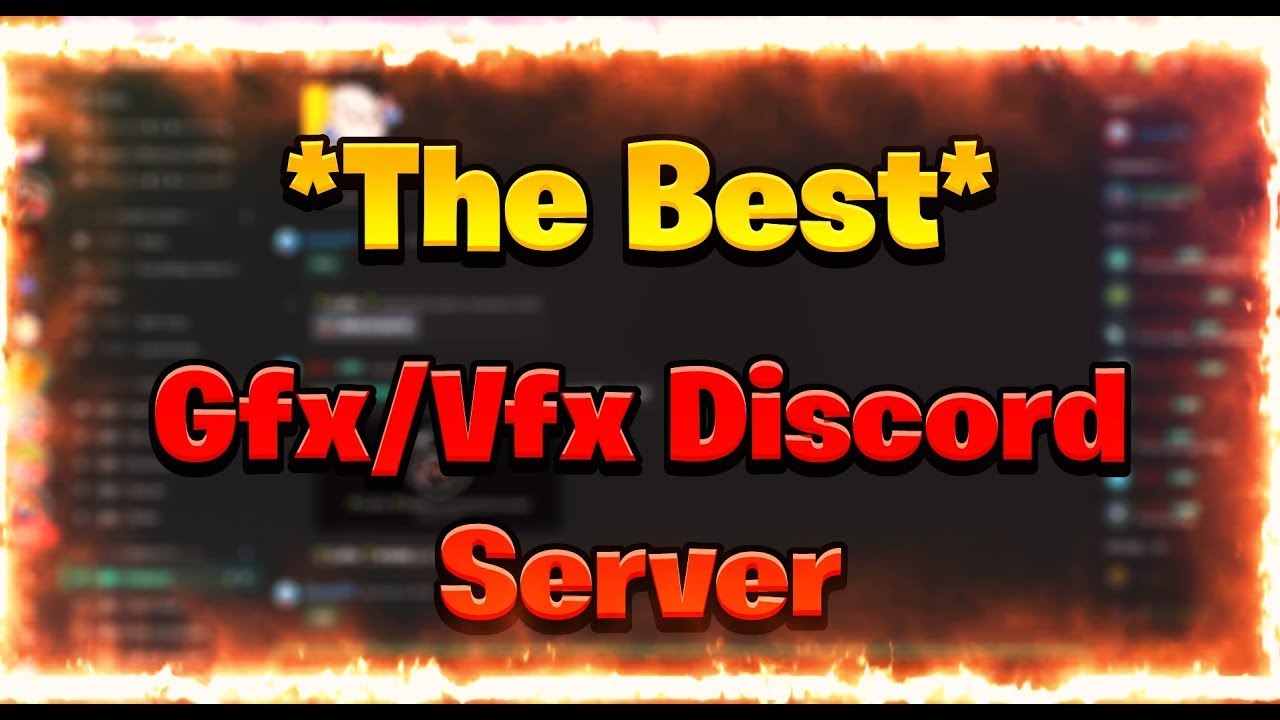 The Best Youtube/Gfx/Vfx Discord server 2022!! | #ytzoxzy - YouTube