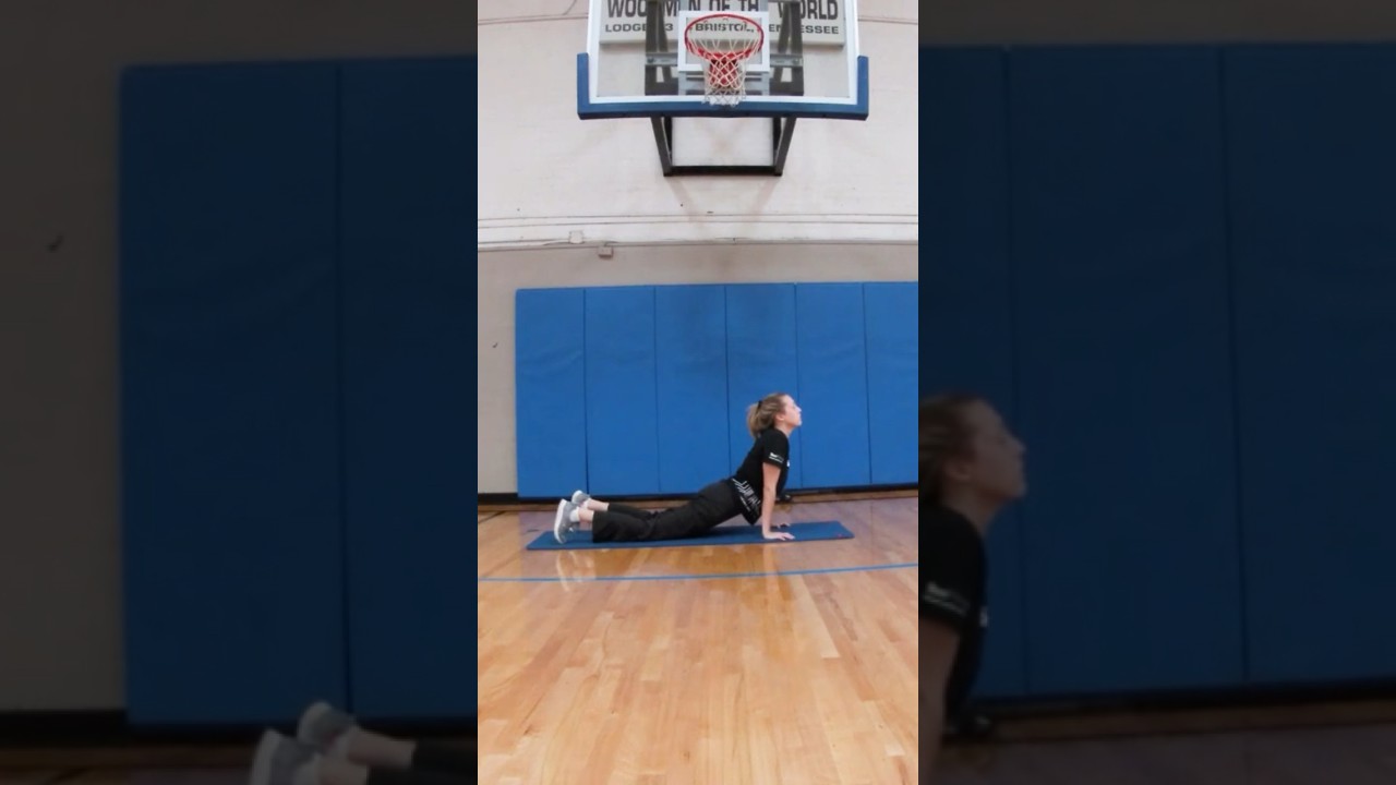 Relaxing cobra pose cool down stretching - YouTube