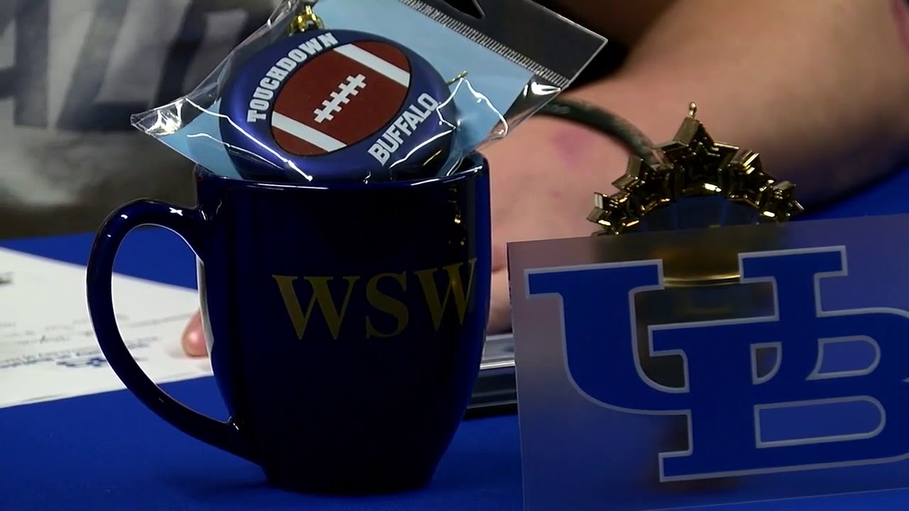 West Seneca West QB Matt Myers signs with UB football - YouTube