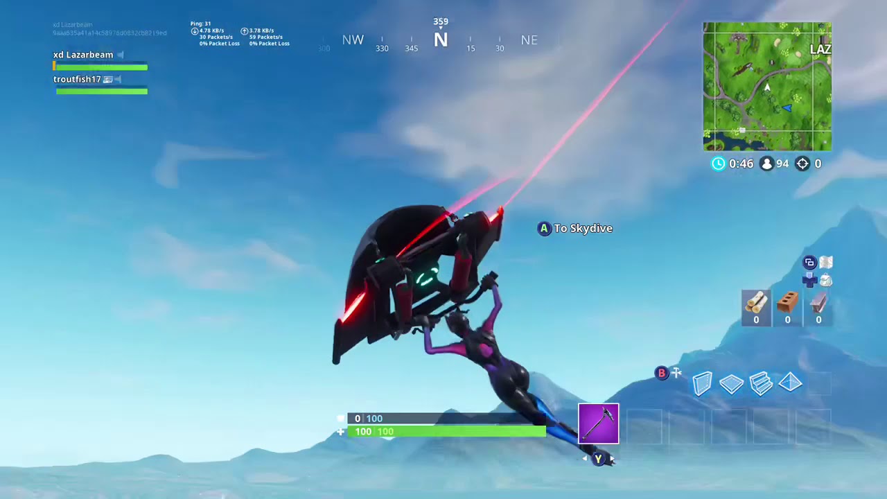 Funniest Fortnite Zip-line Coincidence - YouTube