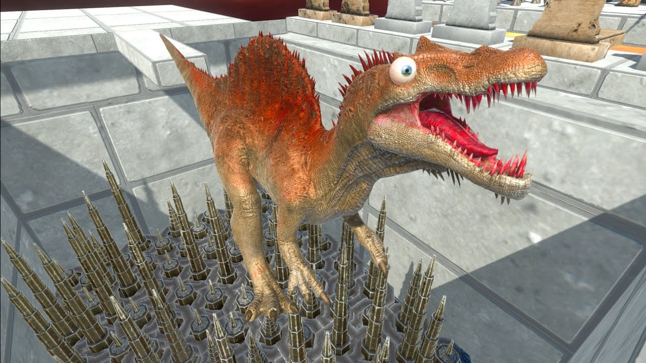 JUMP OVER SPIKES WHO CAN WINNER? - Animal Revolt Battle Simulator - YouTube