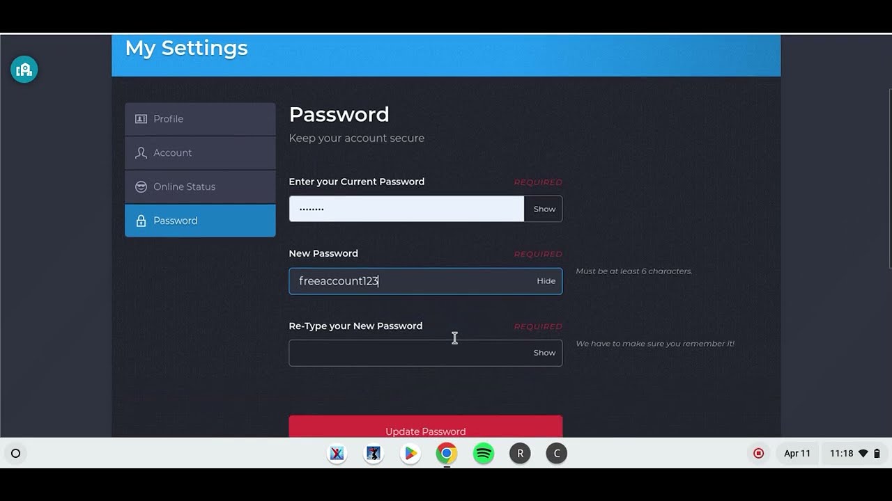 free account - YouTube