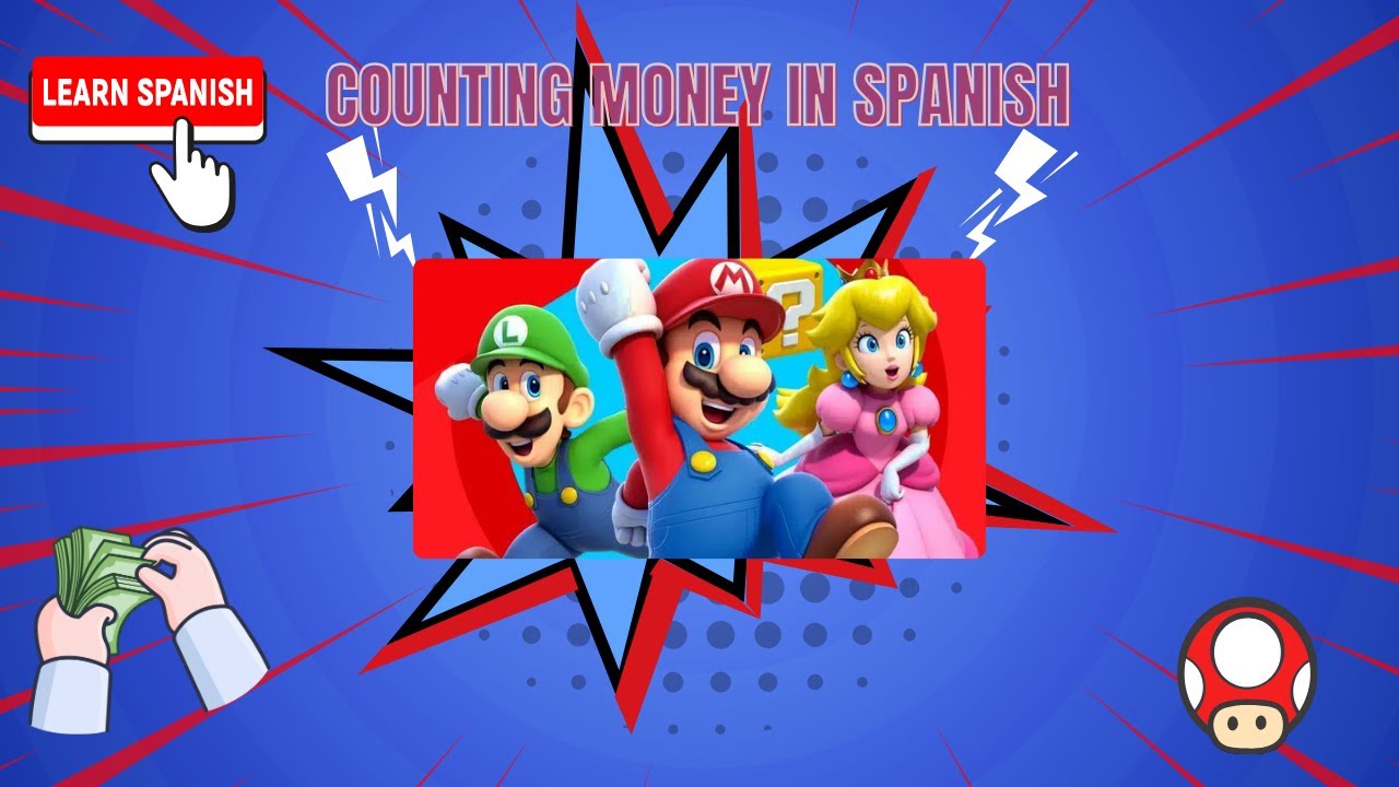 Counting Money and Learning Spanish with Super Mario Bros. - YouTube