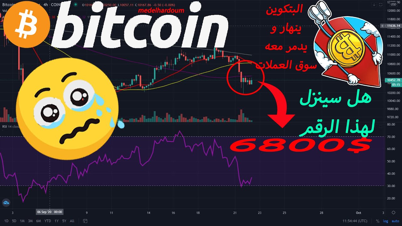 البيتكوين و العملات تواصل الانهيار😢😢 تحليل سريع للبيتكوين وسوق العملات