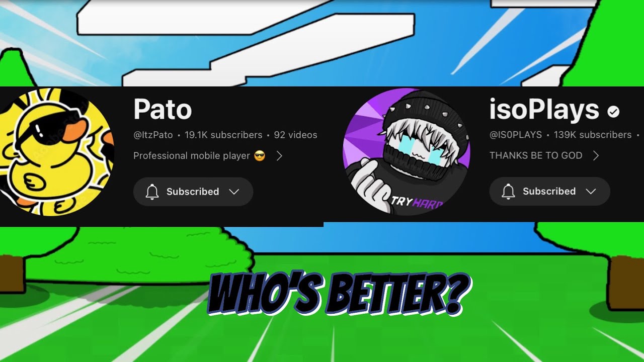 Pato vs isoplays (pvp) part 1 - YouTube