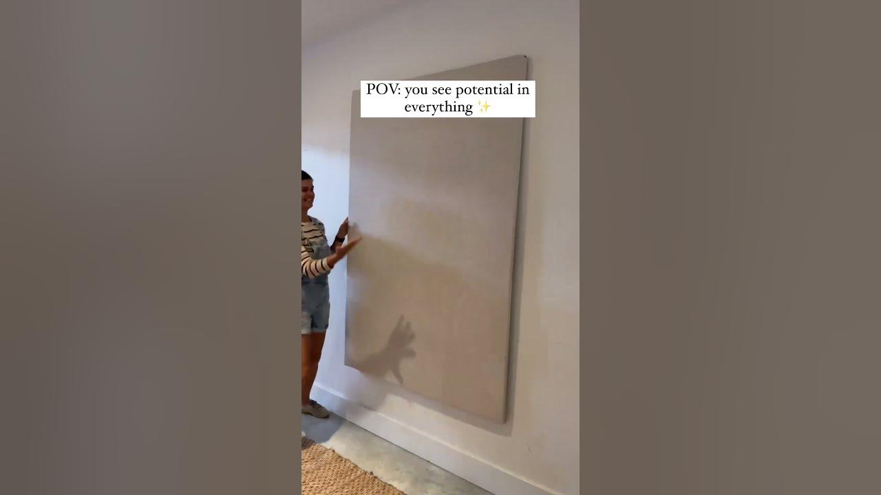 Making a giant inspiration pinboard out of materials from Bunnings ...