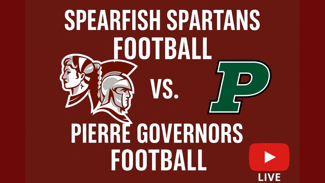 Spearfish Spartans Football (Varsity) vs. Pierre Governors Football ...