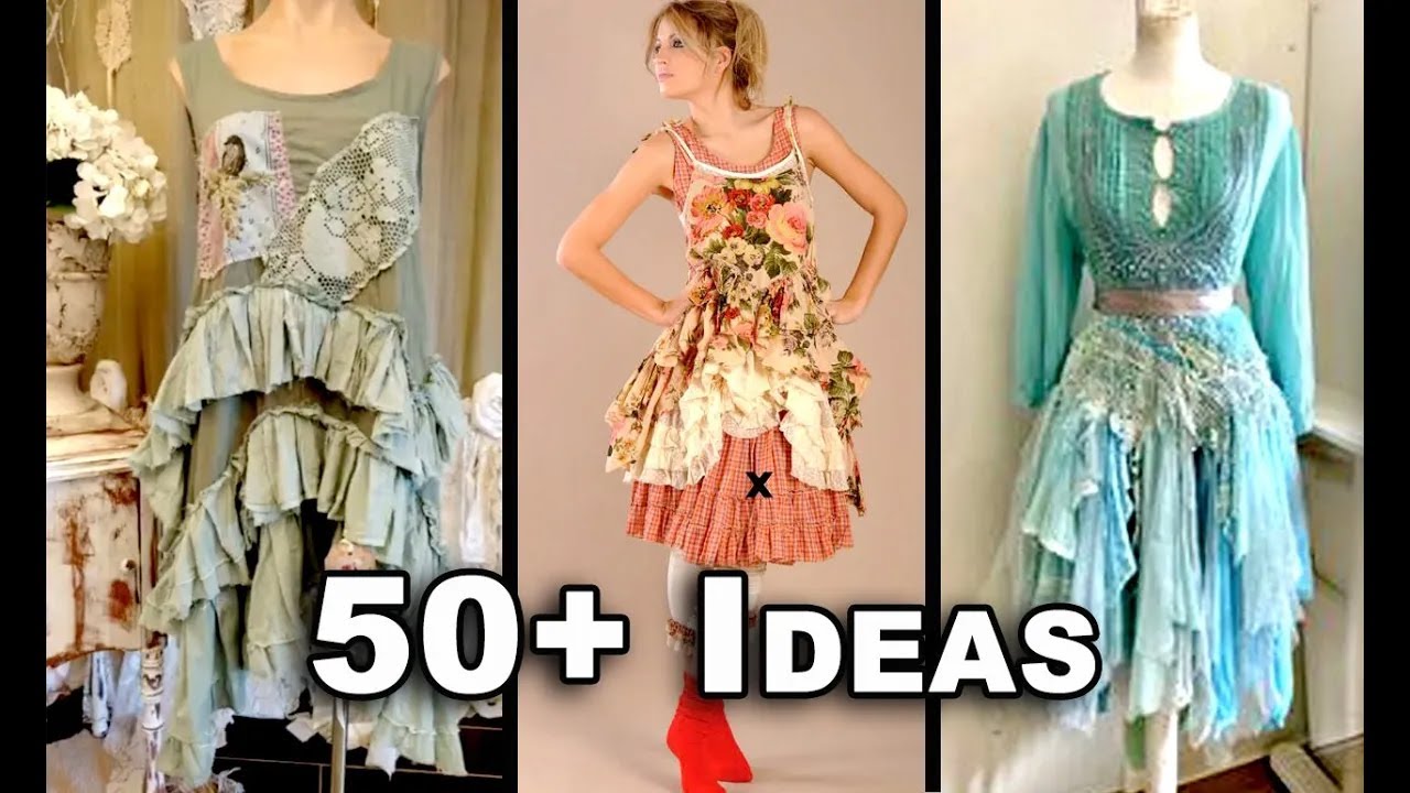 50+ Ideas to DIY Dresses Made With Upcycled Materials - YouTube