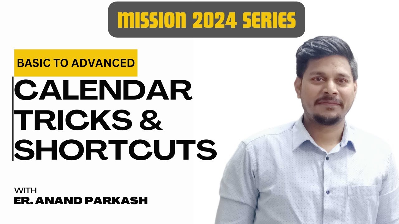 Calendar Problems Aptitude Tricks | Calendar all type questions trick ...