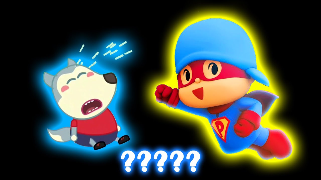 Super Pocoyo Helps Wolfoo Sound Variations in 41 Seconds | LimeSlice ...