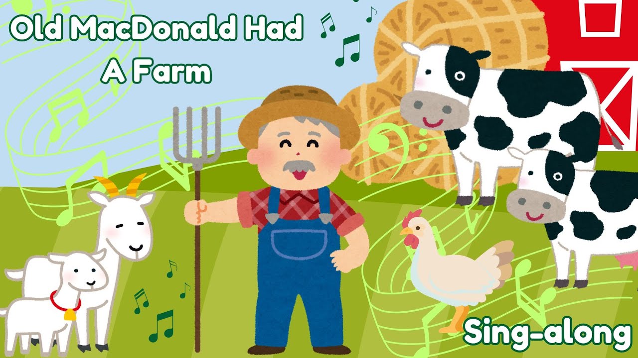 Old MacDonald Had A Farm | Nursery Rhymes | Simple Sing-Along Songs For ...