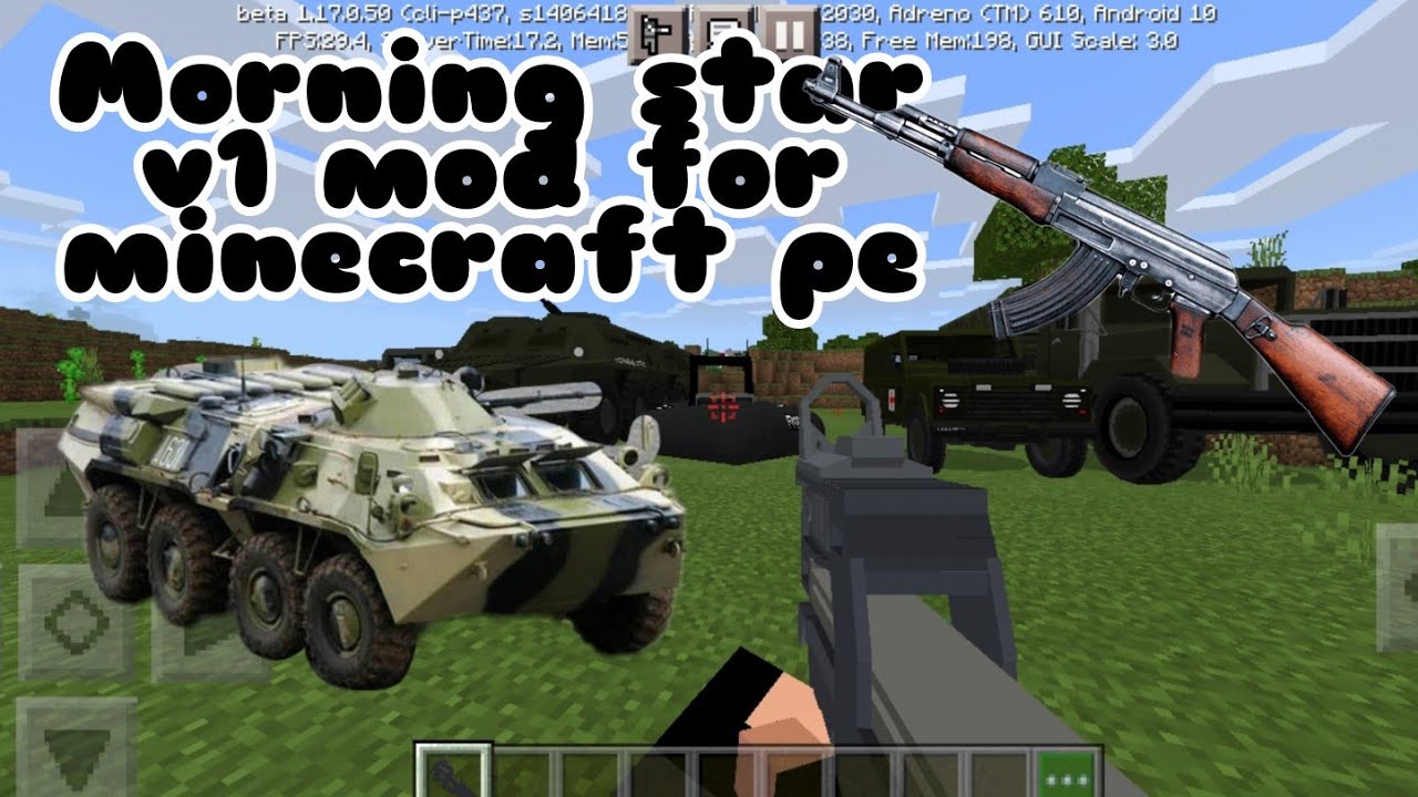 Morning Star V1 mod for minecraft pe - YouTube
