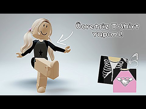 ROBLOX ÜCRETSİZ T-SHİRT YAPIMI!🤍🕸️ | ÇOK KOLAY ✨🧸