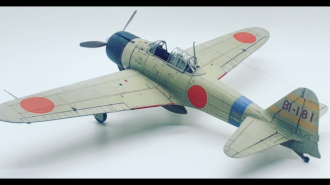 Eduard 1/48 Mitsubishi A6M2b Zero - Full Build - YouTube