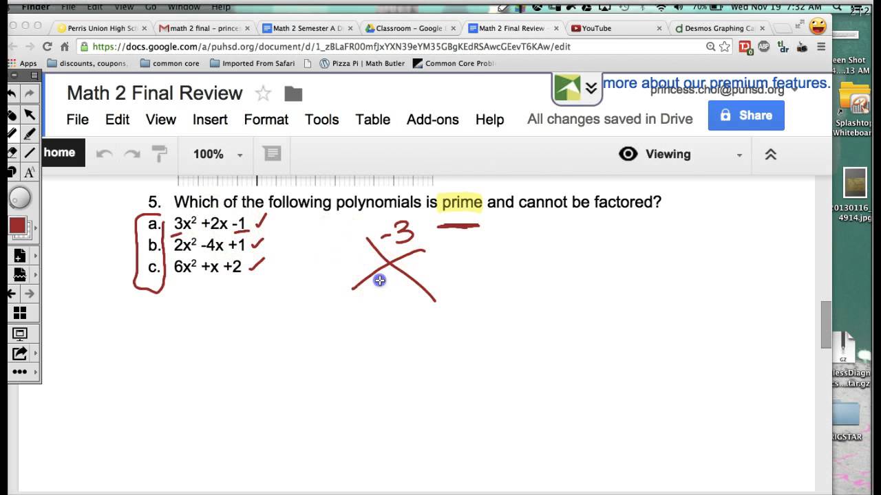 Math2 Final Review 2 - YouTube