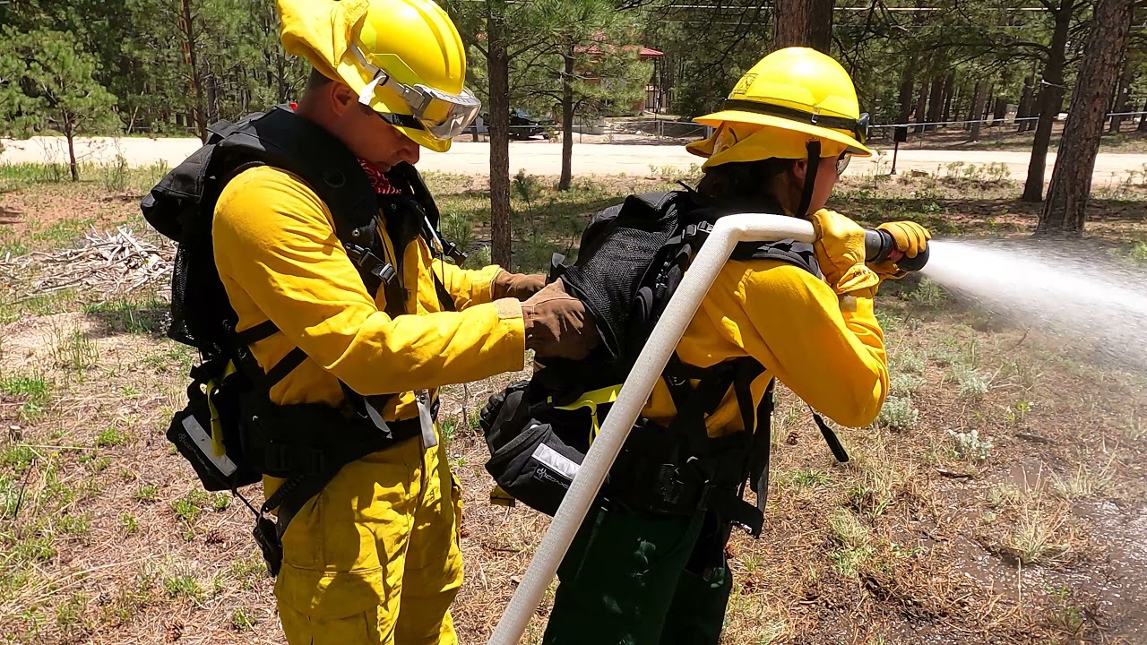 BFFR Wildland Simple Hose Pack Training - YouTube