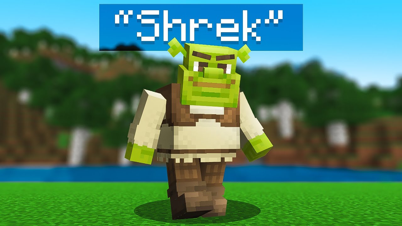 Hice a SHREK en MINECRAFT - YouTube