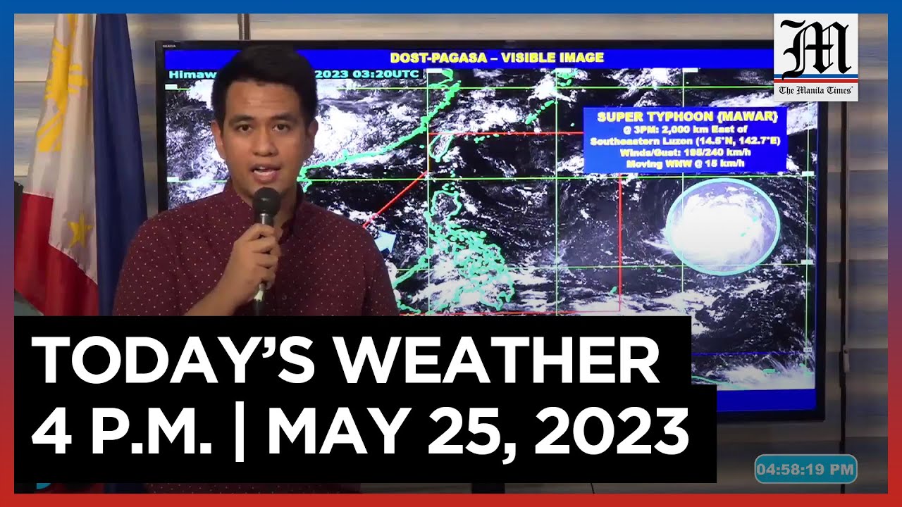 Today's Weather, 4 P.M. | May 25, 2023 - YouTube