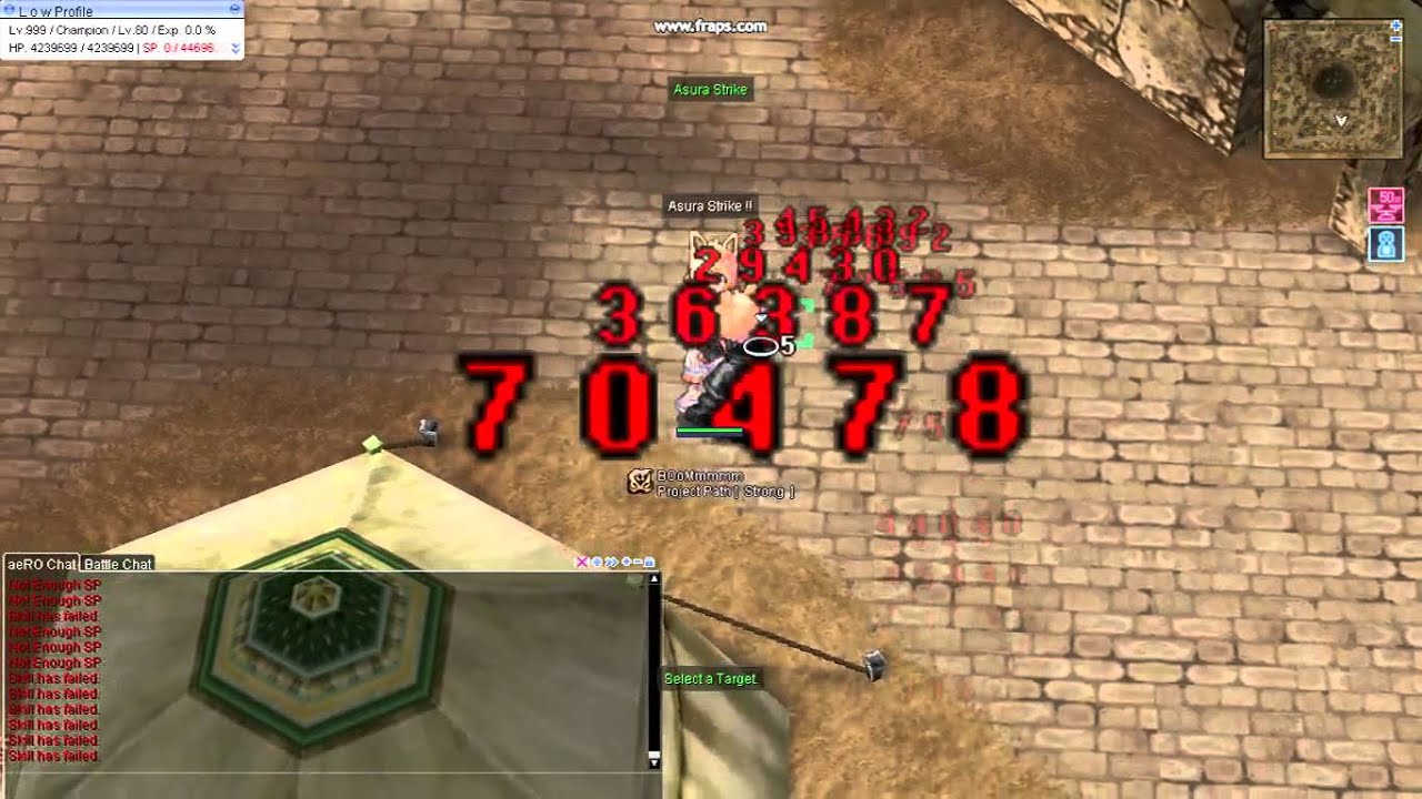 Ragnarok Asura spamming aeRo - YouTube