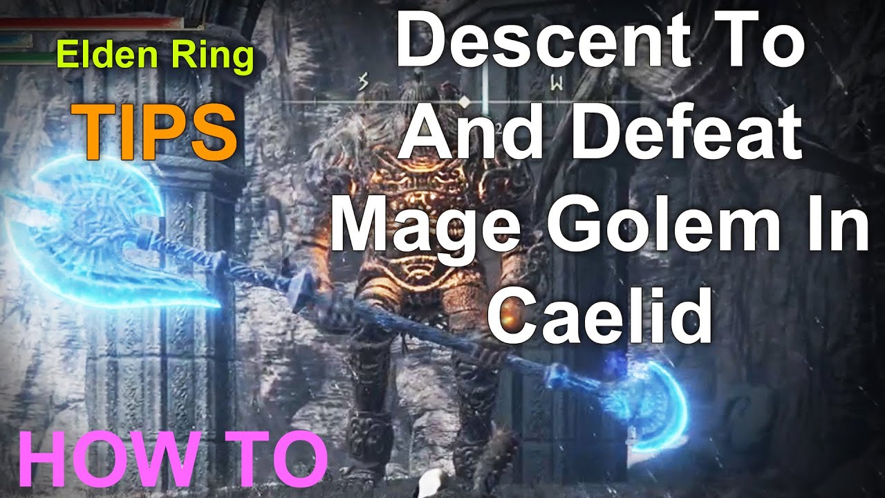 Elden Ring How to Descent Mage Golem Ledge in Caelid and Defeat Mage ...