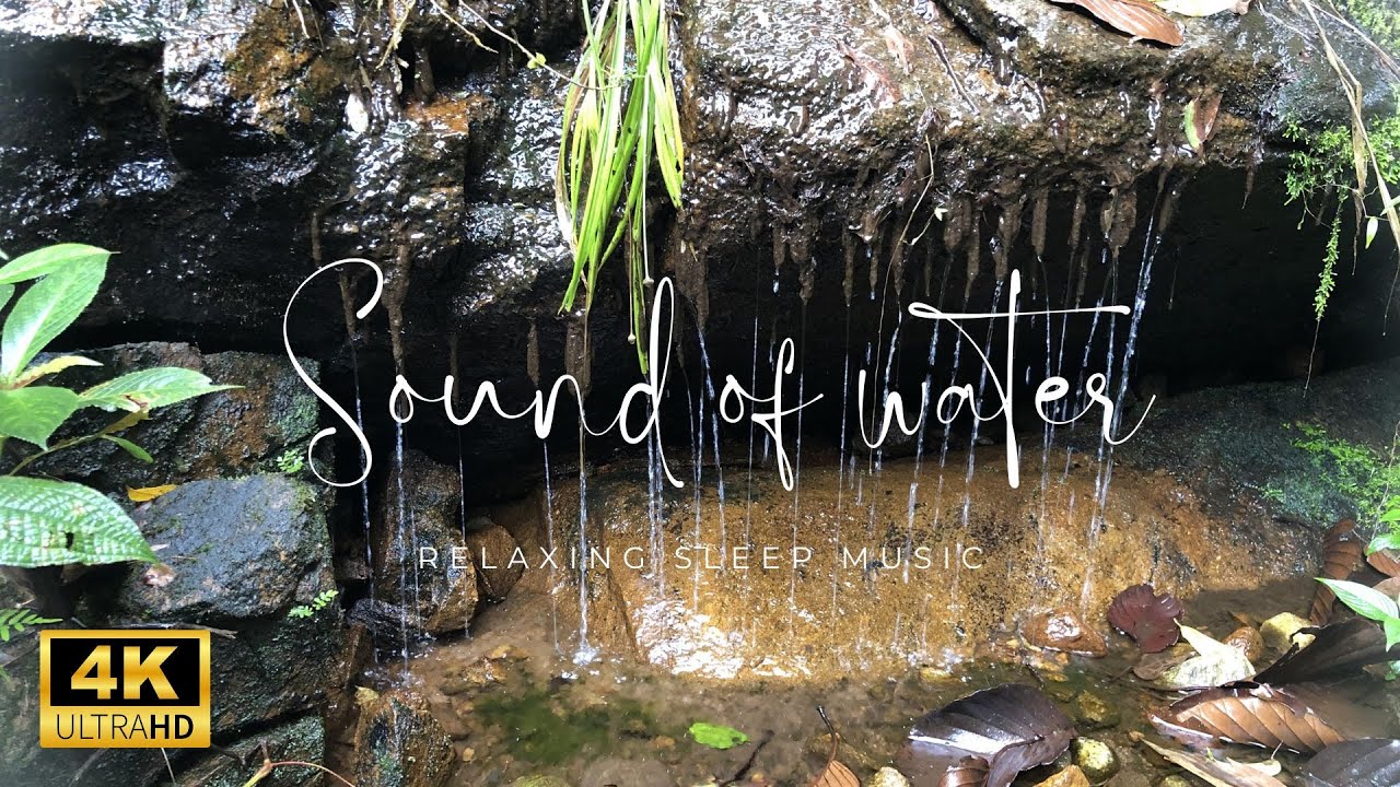 The sound of crashing water | Soft water music | calming sounds for ...