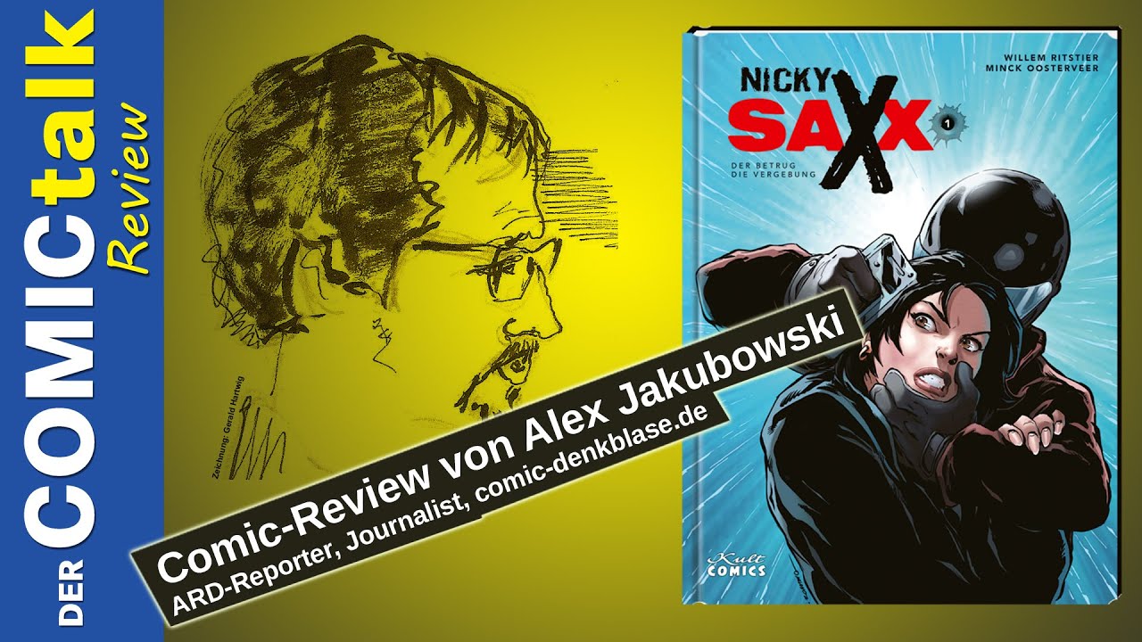Nicky Saxx | Comic-Review von Alex Jakubowski - YouTube