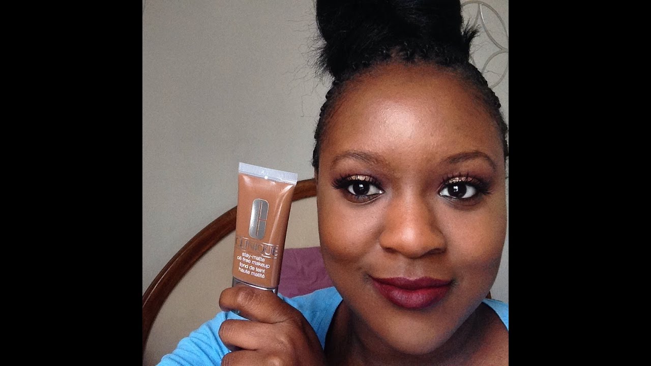 Clinique Stay matte oil free makeup | Daphnee noel - YouTube