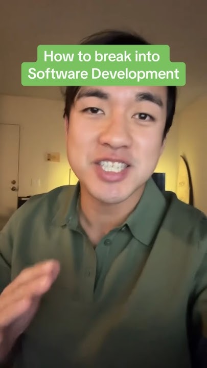 How to break into tech as a software dev #tech #softwaredeveloper - YouTube