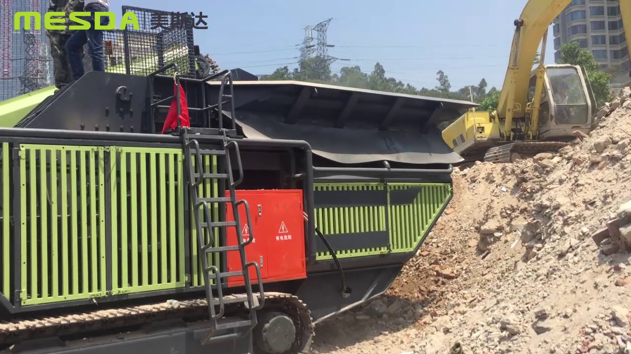 Mesda Mobile Crusher Mesda Mobile Crushing plant - YouTube