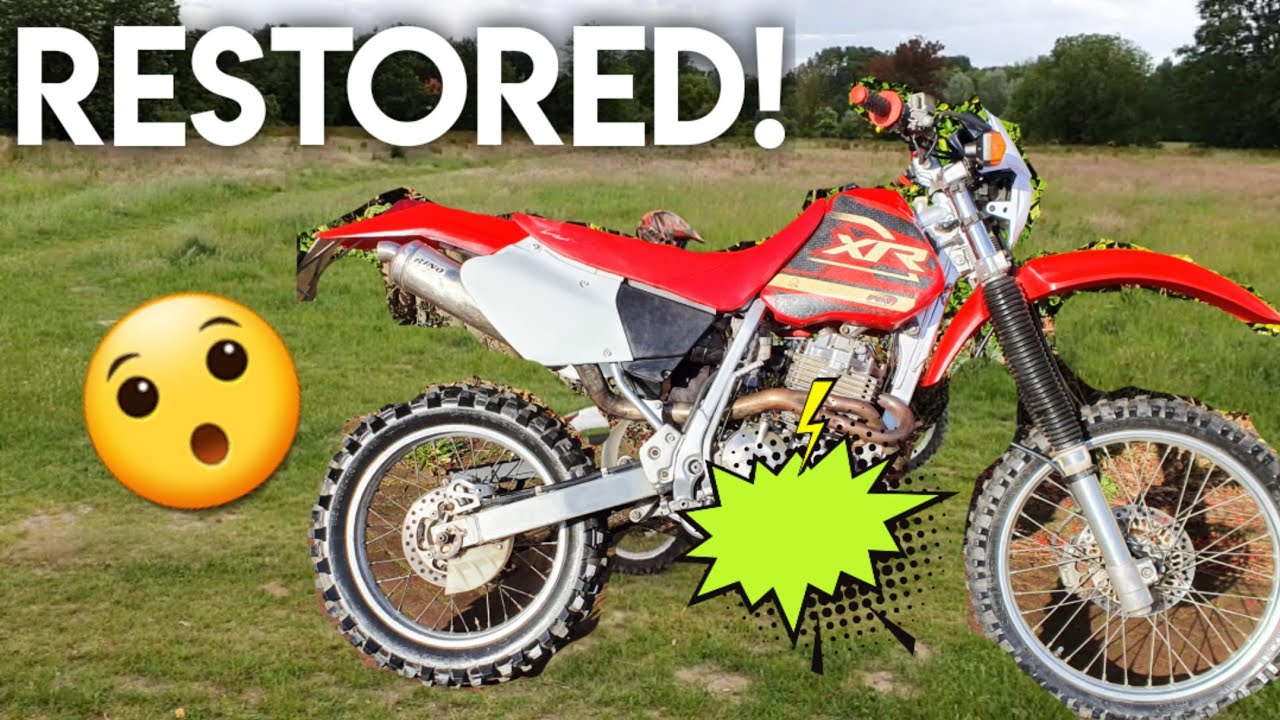 Honda dirt bike AMAZING transformation! Honda XR400 rebuild - YouTube