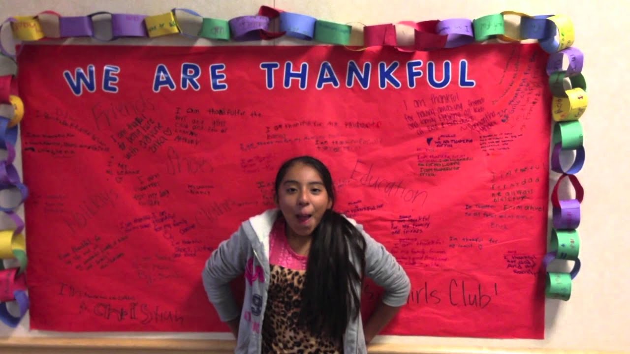 Foothill Oak Elementary After-school Program is Thankful. - YouTube