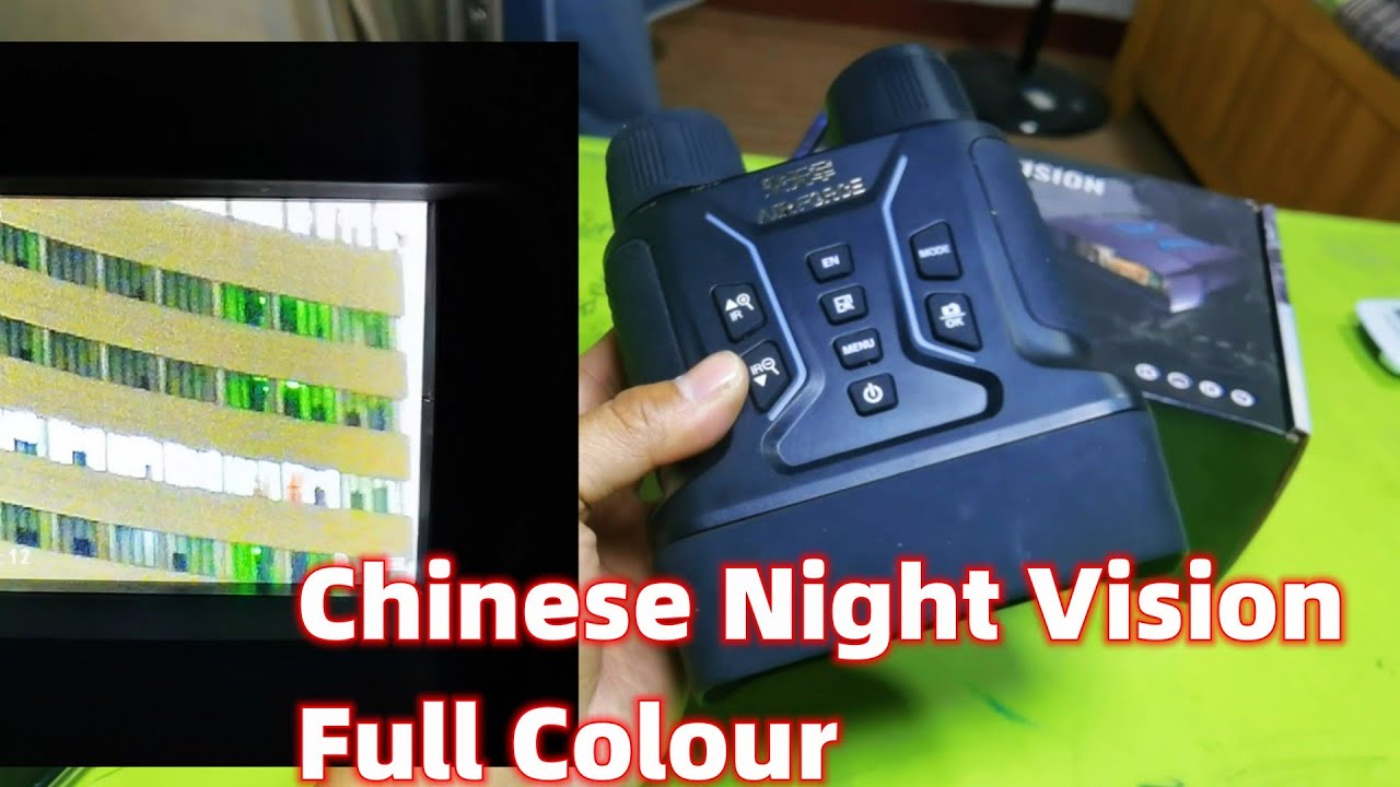 Amazing Chinese full colour night vision 98USD can buy it? - YouTube