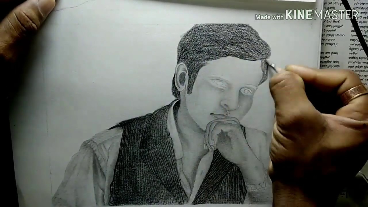 Marathi actor vaibhav tatwawadi/How to draw actor vaibhav tatwawdi ...