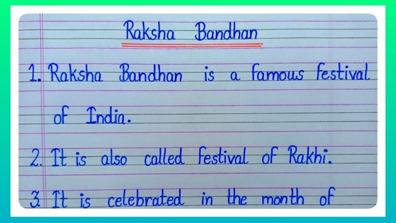 Raksha Bandhan 10 Lines About Raksha Bandhan Raksha Bandhan Nibandh raksha-bandhan-10-lines-about-raksha-bandhan-raksha-bandhan-nibandh